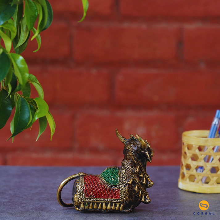 Nandi Bull | Dhokra auspicious Art | Best for Table Tops | Bastar Dhok ...
